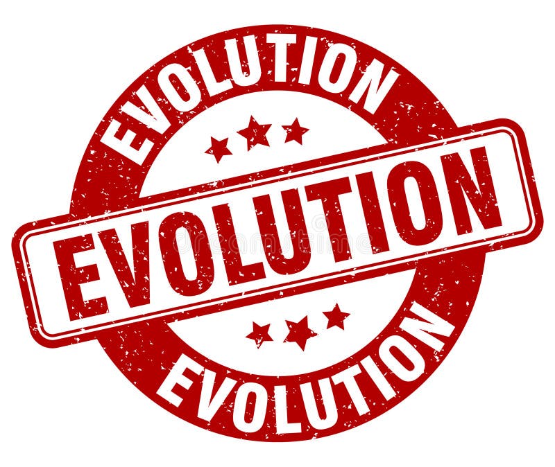 Evolution Stamp. Evolution Label. Round Grunge Sign Stock Vector ...