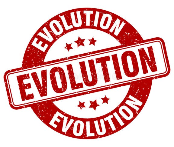 Evolution Stamp. Evolution Label. Round Grunge Sign Stock Vector ...