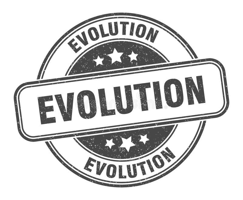 Evolution Stamp. Evolution Round Grunge Sign Stock Vector ...