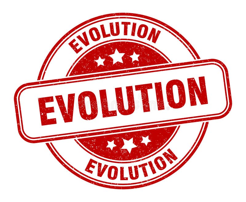 Evolution Stamp. Evolution Round Grunge Sign Stock Vector ...