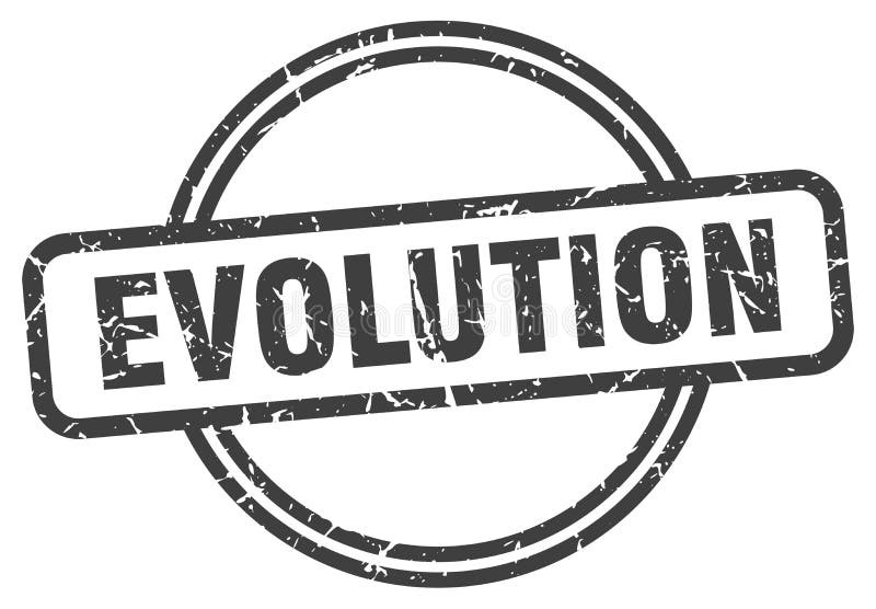 Evolution Stamp. Evolution Round Grunge Sign Stock Vector ...