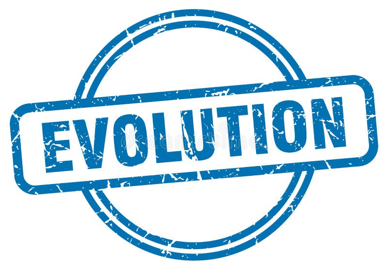 Evolution Stamp. Evolution Round Grunge Sign Stock Vector ...