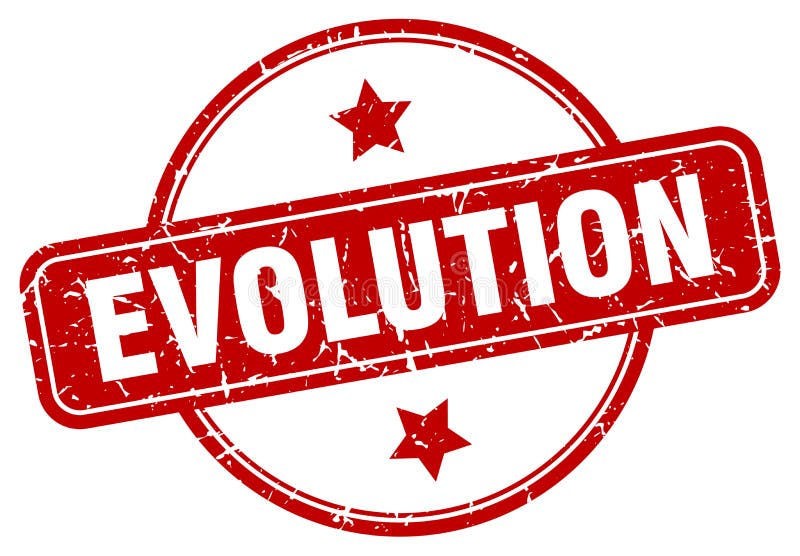 Evolution Stamp. Evolution Round Grunge Sign Stock Vector ...
