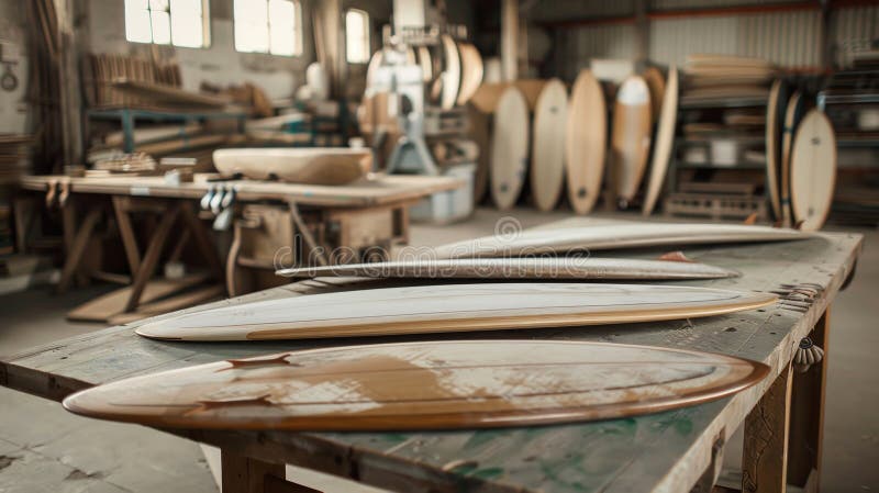 Evolution Surfboard Materials Their Impact Performance Stock Photos ...