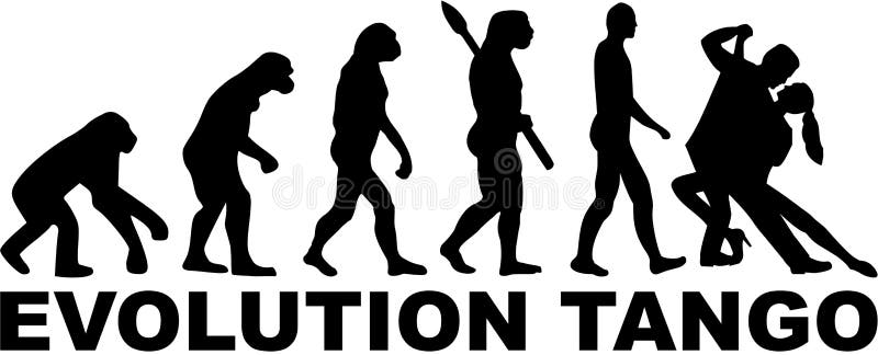 Evolution Tango stock vector. Illustration of romance - 106172776