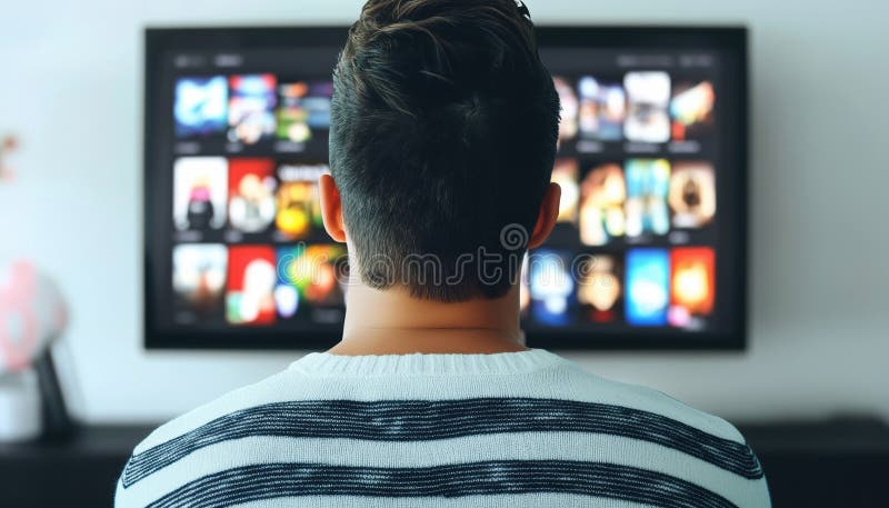 The Evolution of Television Streaming Stock Image - Image of series ...