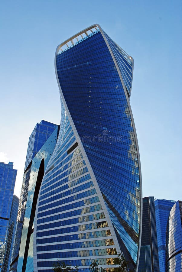 Evolution Tower in Moscow, Russia Stock Image - Image of city, high ...