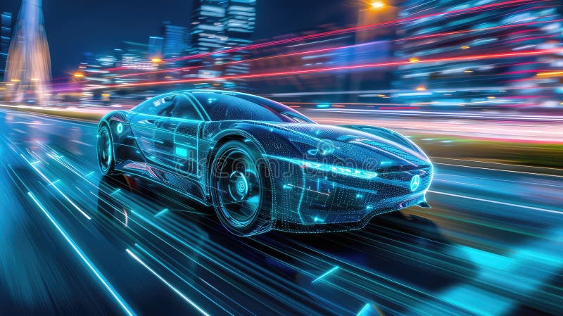 The Evolution of Transportation through Driven Automotive Systems Stock ...