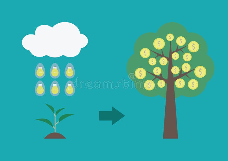 Evolution Tree Illustration Stock Vector - Illustration of information ...