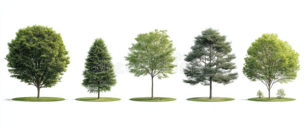 The Evolution of Trees Showcasing Seasonal Changes and Diverse Growth ...