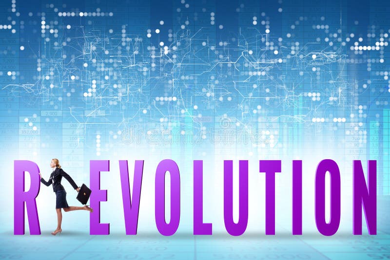 Evolution Turning into Revolution Concept Stock Photo - Image of ...