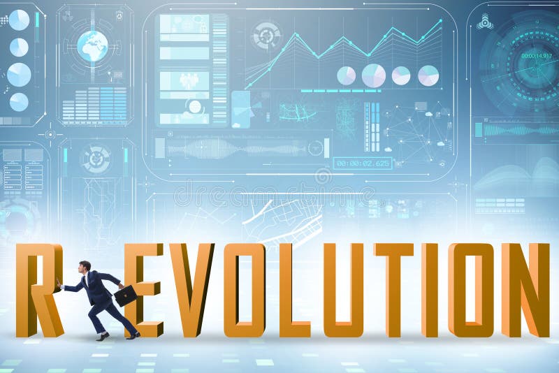 Evolution Turning into Revolution Concept Stock Image - Image of symbol ...