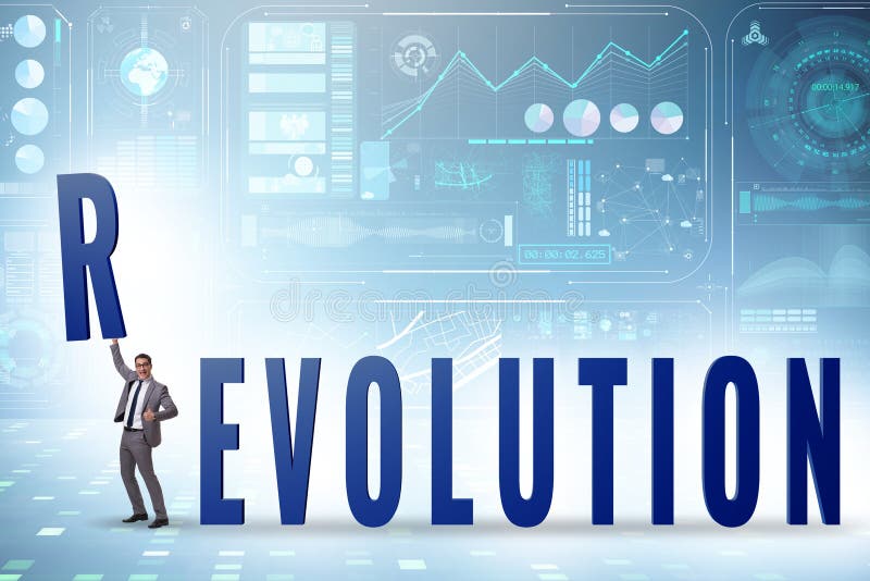 Evolution Turning into Revolution Concept Stock Photo - Image of ...
