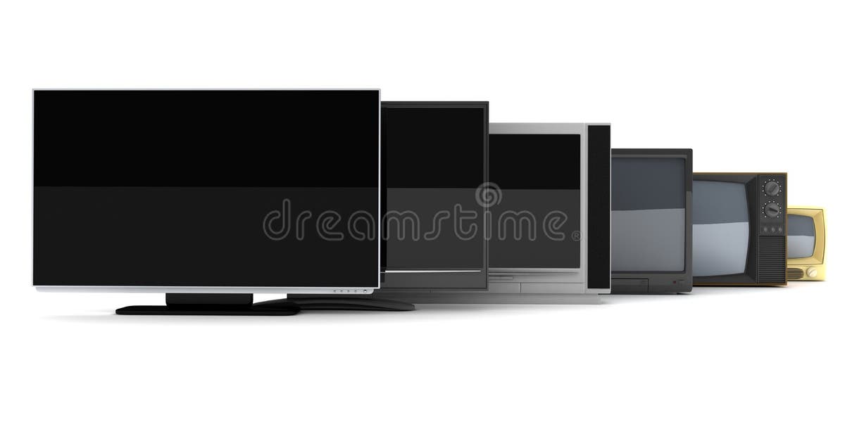 Television Evolution Stock Illustrations – 272 Television Evolution ...