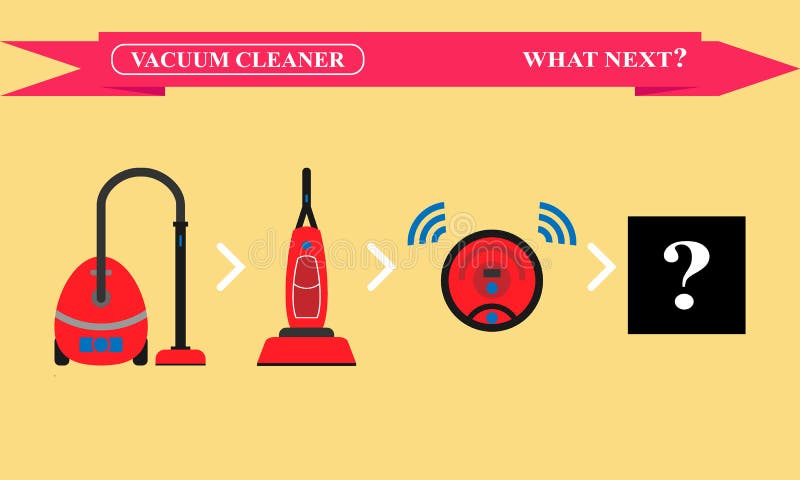 Evolution of Vacuum Cleaners. Modern Vacuum Cleaner and Robot Vacuum ...