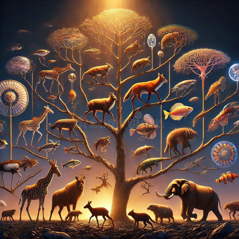 Evolutionary Trees Visual Representations of Evolutionary Relati Stock ...