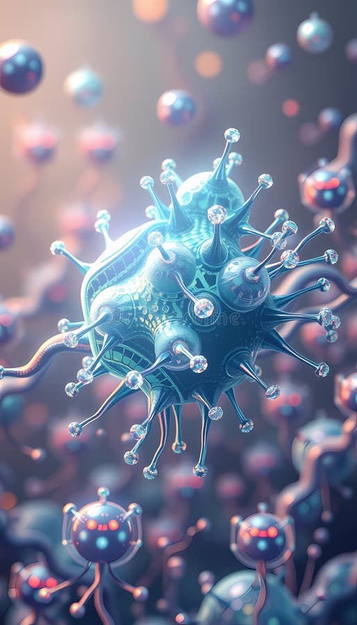 Evolutionizing Life: the Future of Bioengineering Stock Illustration ...