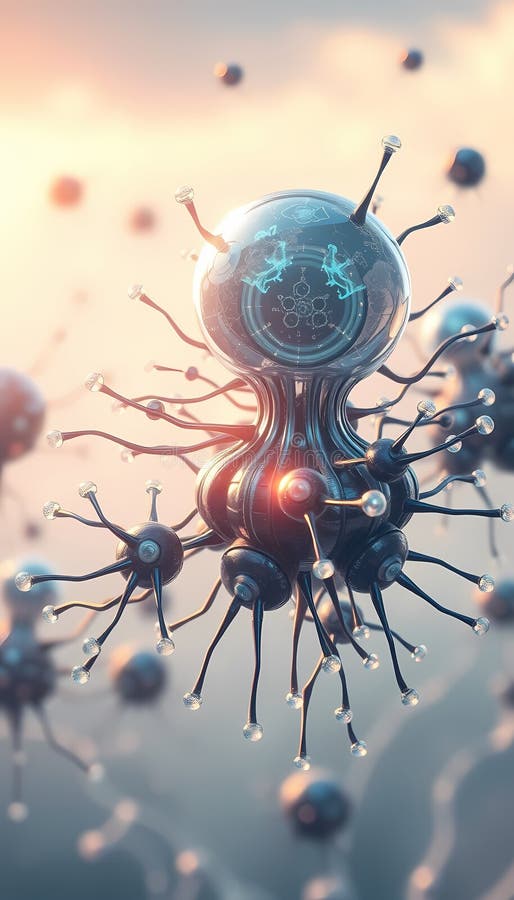 Evolutionizing Life: the Future of Bioengineering Stock Illustration ...