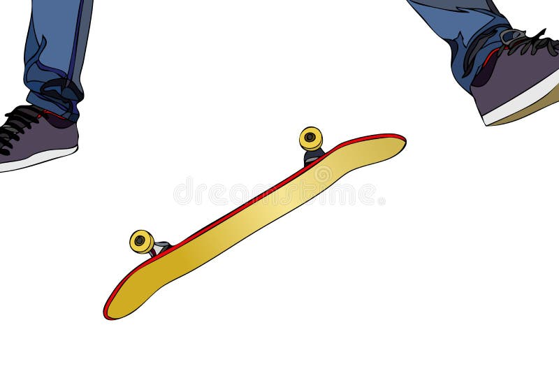 Evolutions in skateboard stock illustration. Illustration of nevolution ...