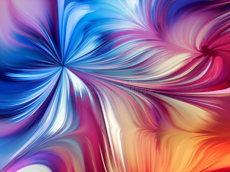 Evolving Color Flow stock illustration. Illustration of kinetic - 151233586