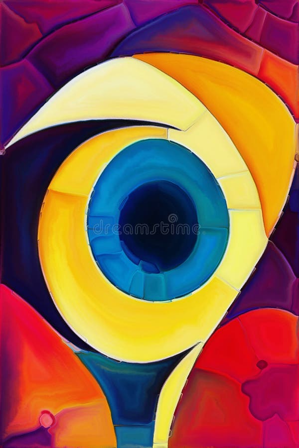 Evolving Colored Forms stock illustration. Illustration of gradient ...