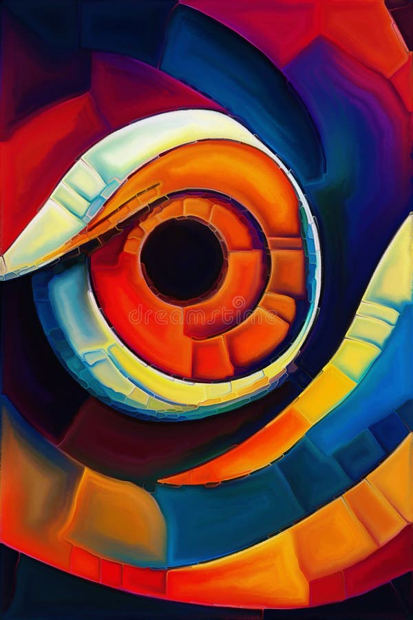 Evolving Colored Forms stock illustration. Illustration of forms ...