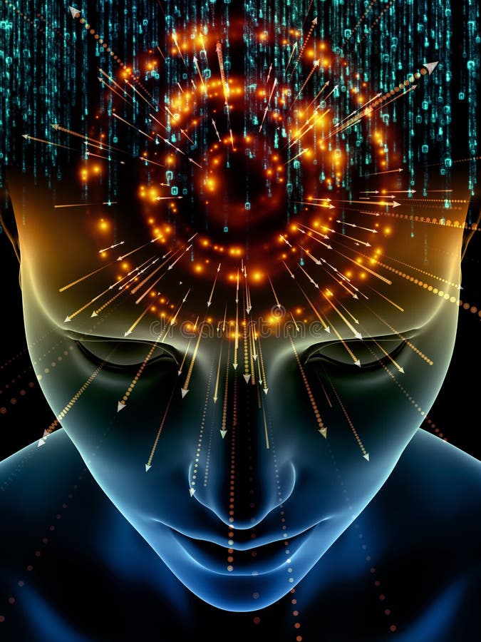 Evolving Consciousness stock illustration. Illustration of glow - 152506204