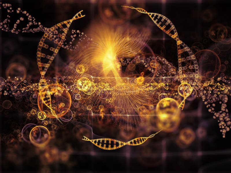 Evolving DNA stock illustration. Illustration of creation - 40180135