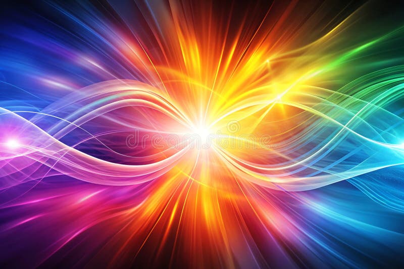 Evolving Energy Abstract Background with Dynamic Energetic Shapes and ...