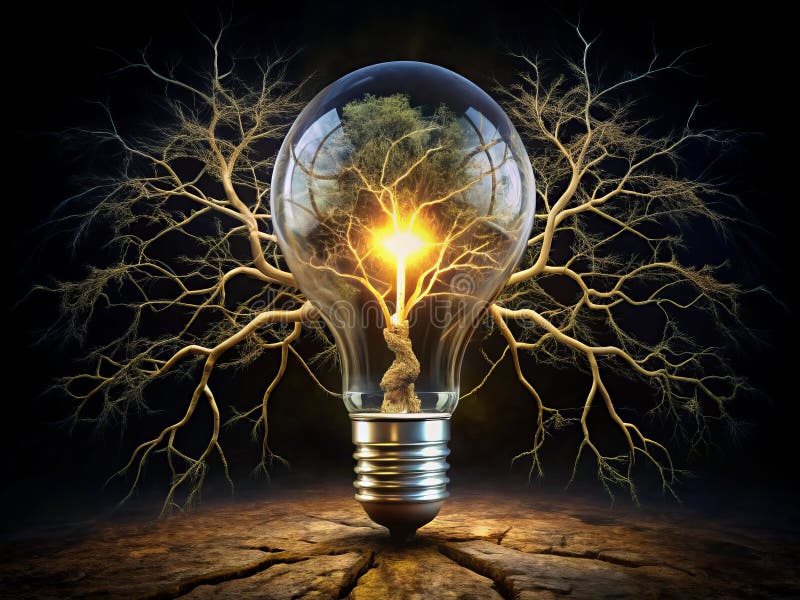 Evolving Filament: Ancient Species Adapts To Light for Survival Stock ...