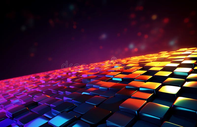 Evolving Gradient Geometry Abstract Shapes Interplay, Crafting a ...