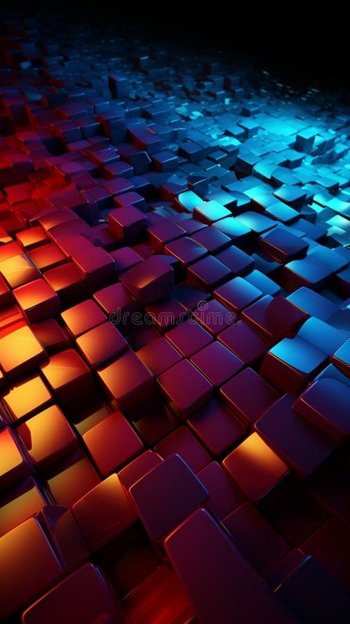 Evolving Gradient Geometry Abstract Shapes Interplay, Crafting a ...