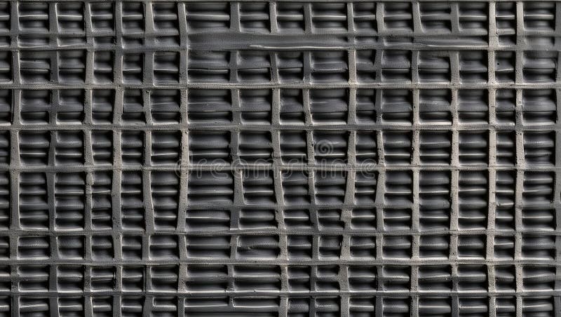 Evolving Grid Steel for 3d Ingenuity. Ai Generated Stock Illustration ...