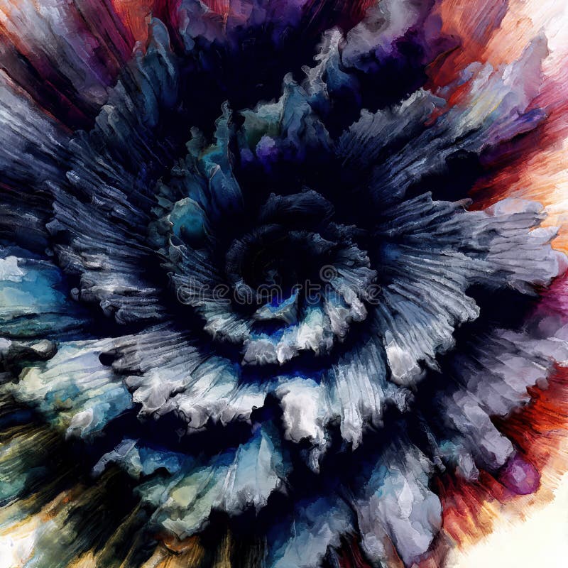 Evolving Hue Vortex stock illustration. Illustration of spiral - 299319231