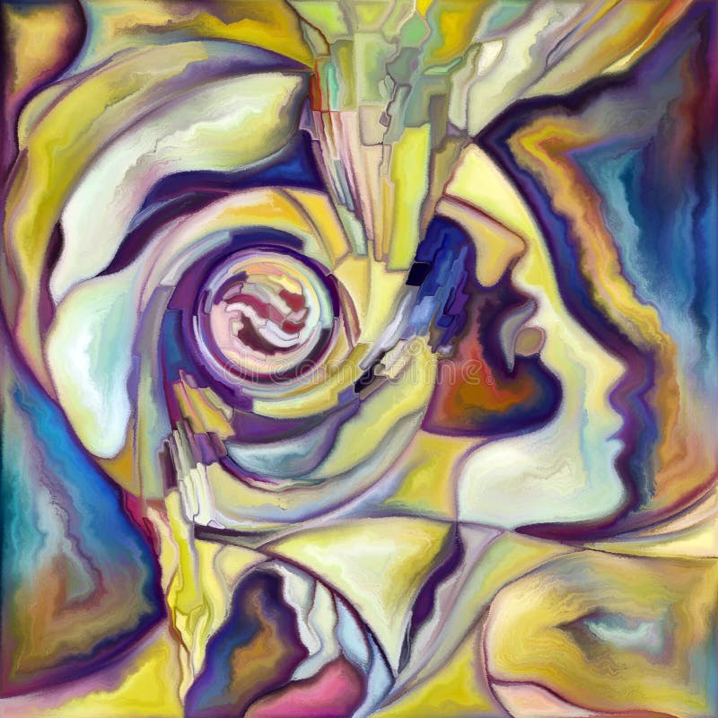 Evolving Inner Connection stock illustration. Illustration of media ...