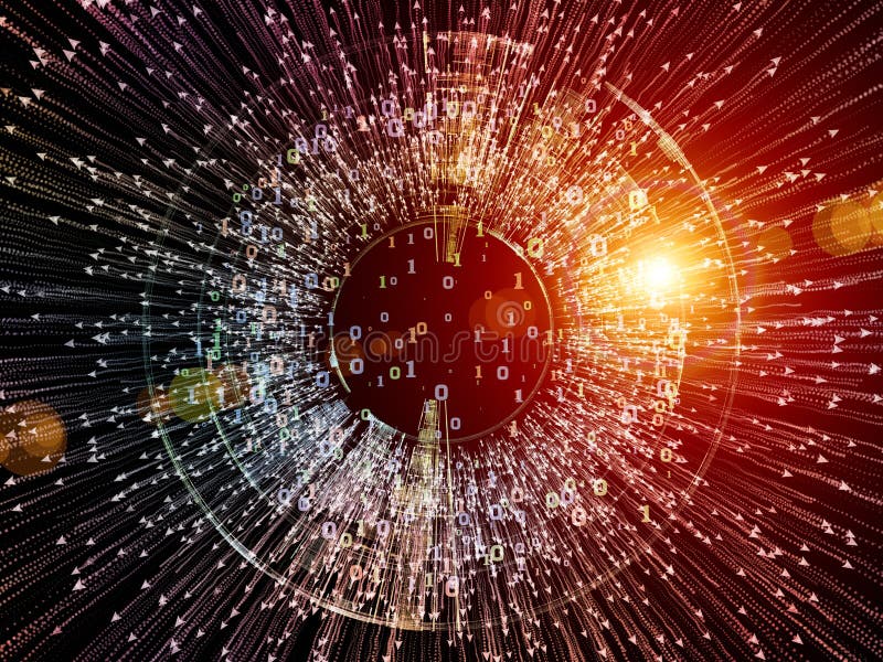 Evolving Integers stock illustration. Illustration of integer - 120191798