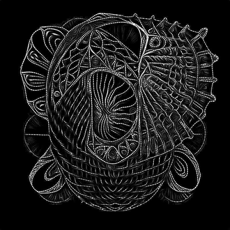 Evolving Line Stipple stock illustration. Illustration of element ...