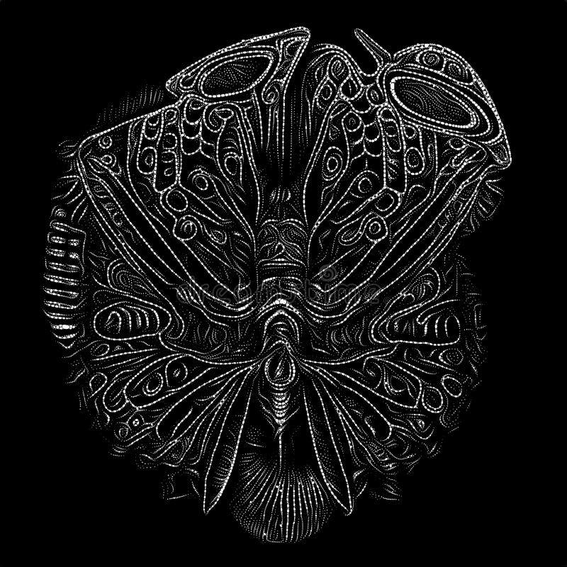 Evolving Line Stipple stock illustration. Illustration of meaning ...