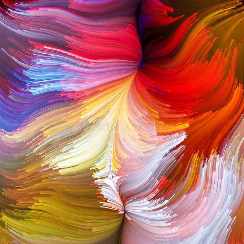 Evolving Liquid Color stock illustration. Illustration of concept ...