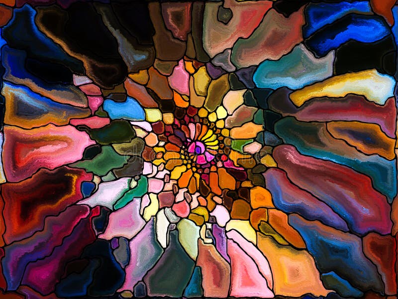 Evolving Organic Pattern stock illustration. Illustration of creativity ...