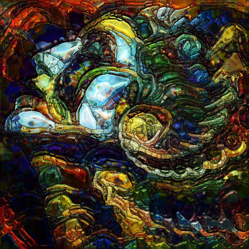 Evolving Perception Glass stock illustration. Illustration of creative ...