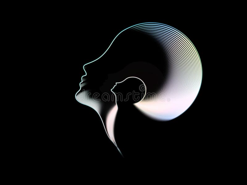 Evolving Soul Geometry stock illustration. Illustration of mind - 39311584