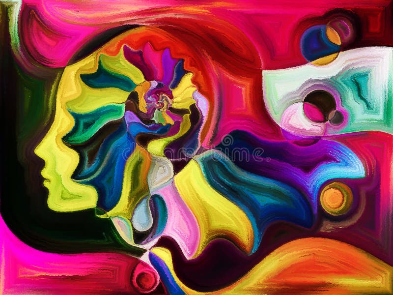 Evolving Space Division stock illustration. Illustration of human ...