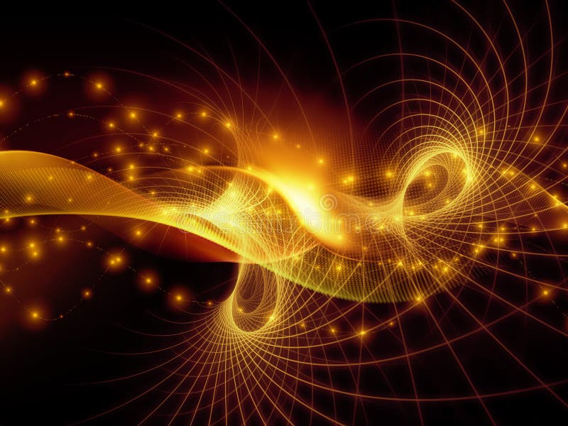 Evolving Virtual World stock illustration. Illustration of futuristic ...