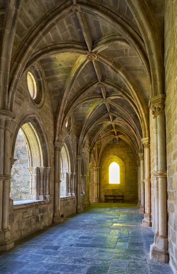 The Interior of Cloister of Cathedral Se of Evora. Portugal Editorial ... The Interior of Cloister of Cathedral Se of Evora. Portugal Editorial ...