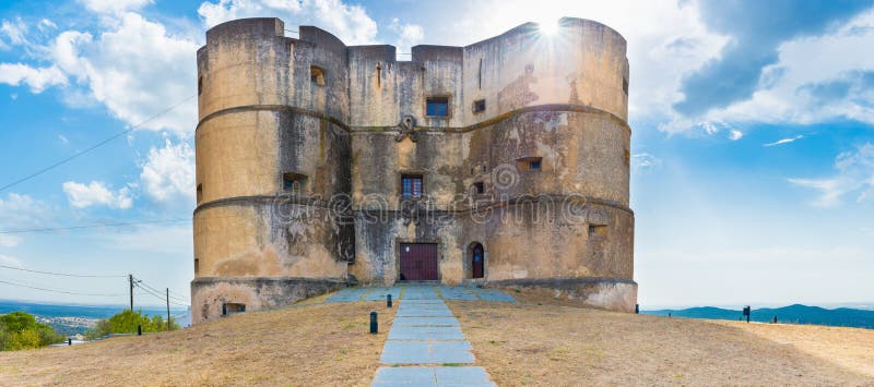 Evoramonte Castle stock photo. Image of stronghold, portugal - 79861424