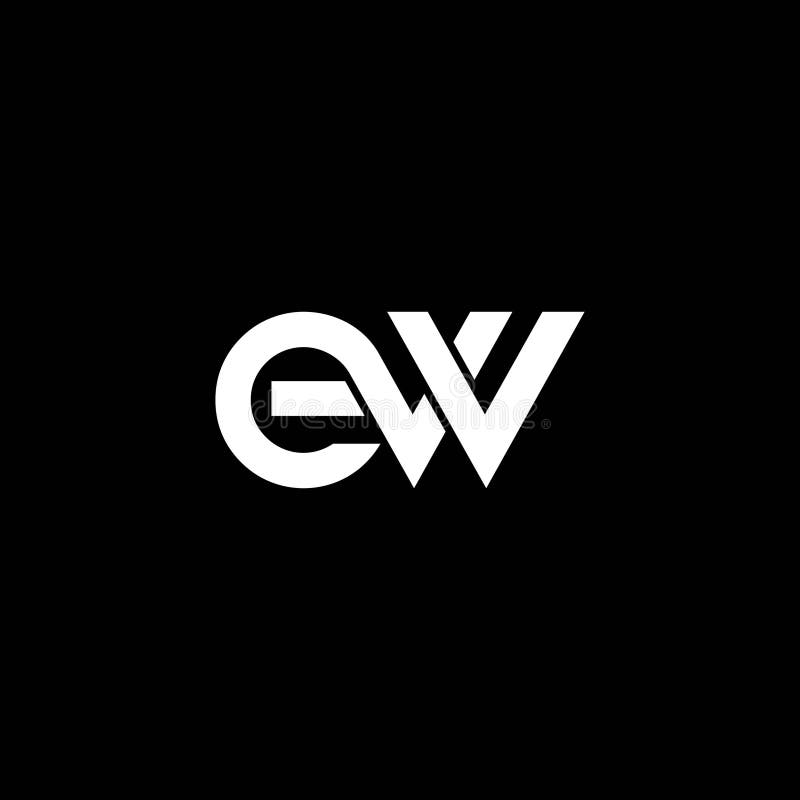 We or EW Abstract Letter Logo and Icon and Monogram Design with ...