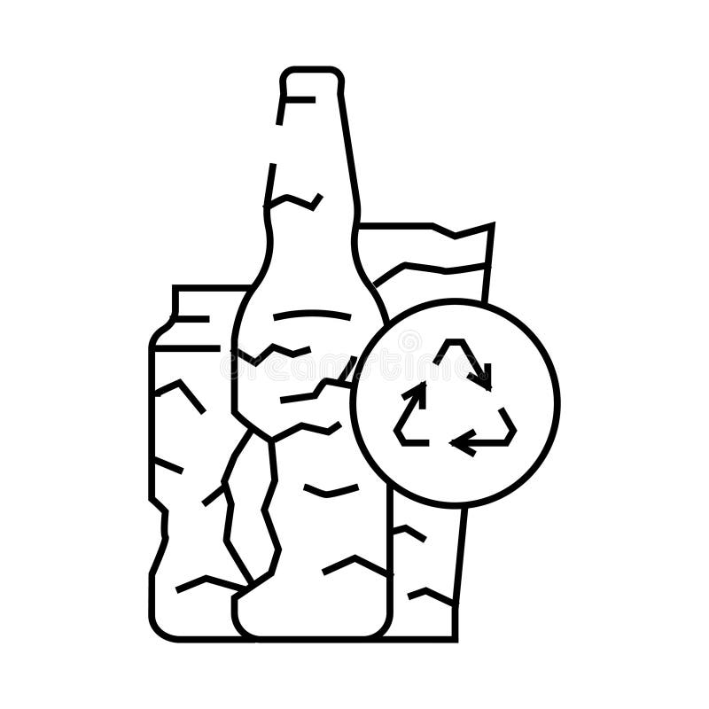 Ewaste Waste Sorting Line Icon Vector Illustration Stock Vector ... Ewaste Waste Sorting Line Icon Vector Illustration Stock Vector ...