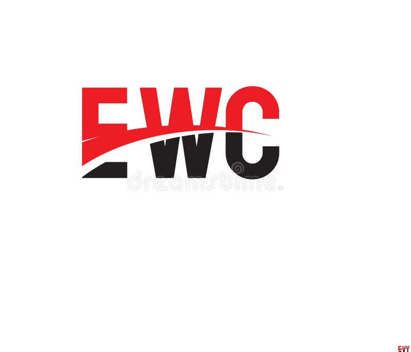 EWC Letter Initial Logo Design Vector Illustration Stock Vector ...