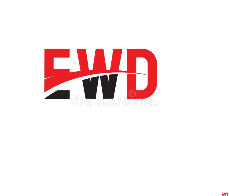 EWD Letter Initial Logo Design Vector Illustration Stock Vector ...